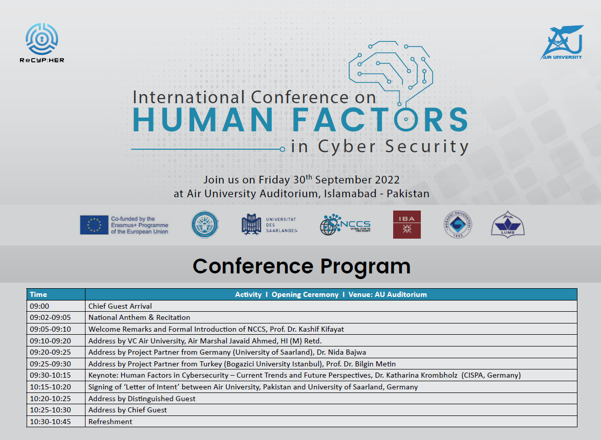 International Conference on Human Factors in Cyber Security